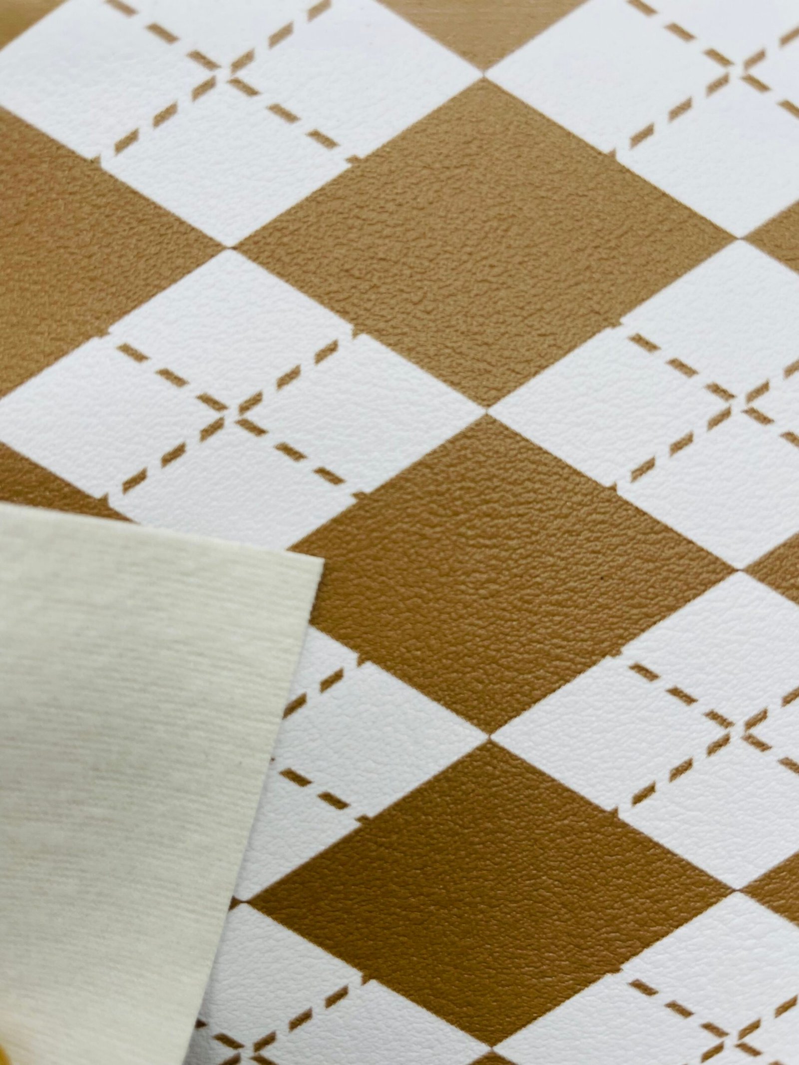 Diamond Pattern Print Faux Leather - Chunky Glitter Sheets Custom Print ...