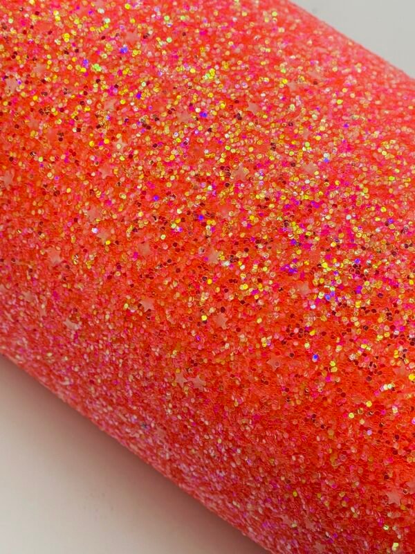 Glow In The Dark Glitter Fabric, Glitter Faux Leather For DIY Craft ...