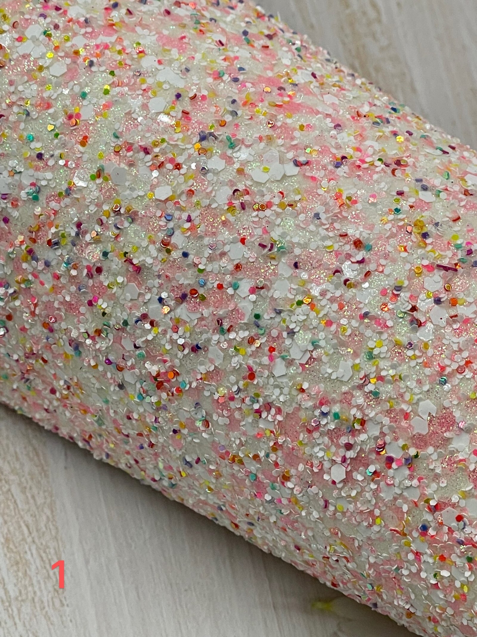 Beautiful Chunky Glitter Leather Mixed Colors For Hair Bows Materials ...